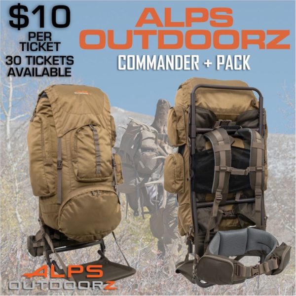 Alps Outdoorz Commander Frame Pack plus Bag Coyote Brown Raffle | AES ...